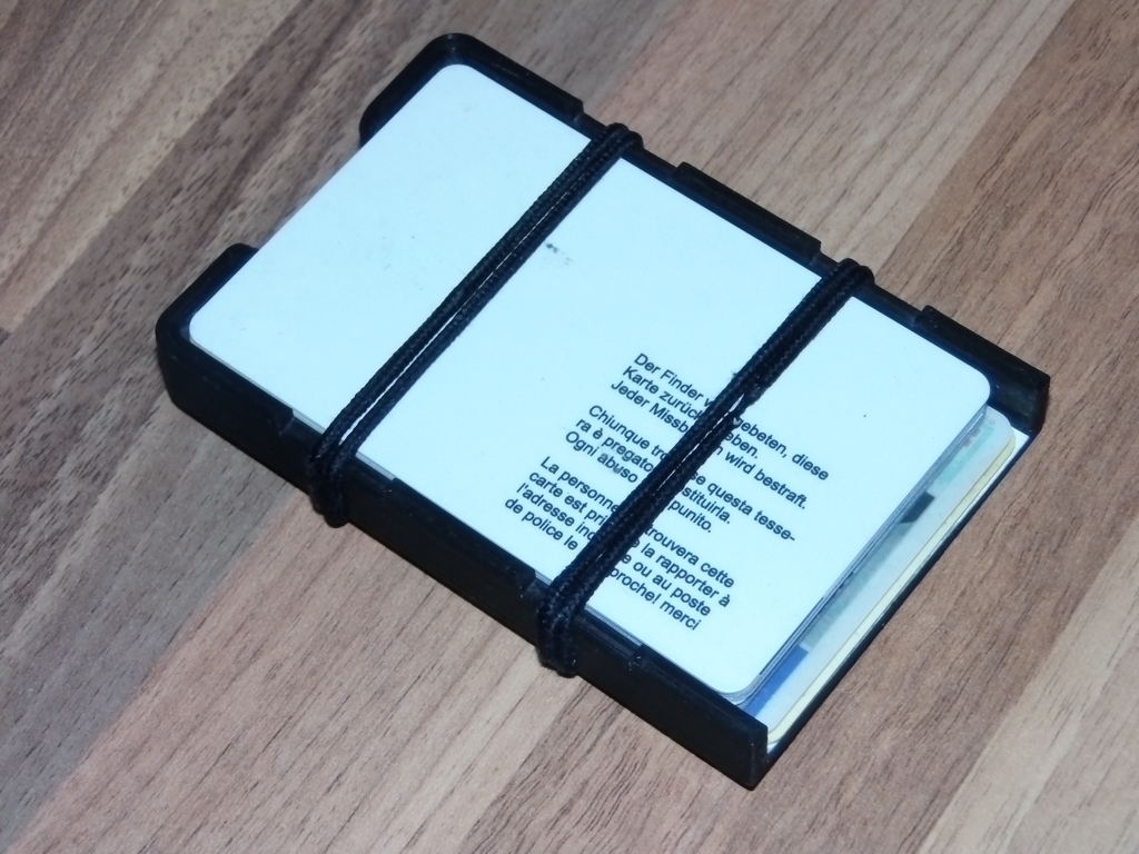 printable Wallet - Credit Card sized by Jori | Download free STL model ...