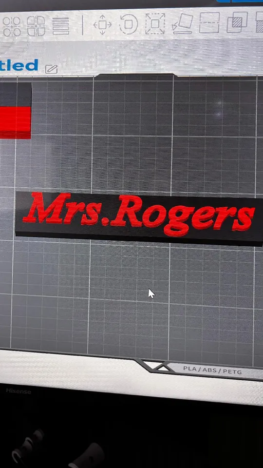 Mrs.Rogers name tag by JEANLAGUIRA | Download free STL model ...