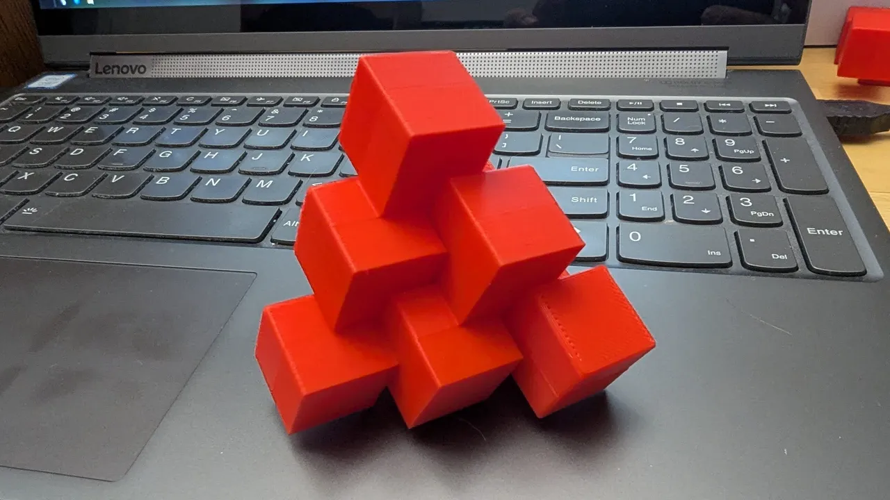 Three Piece 3D Puzzle by Hari Wiguna | Download free STL model ...