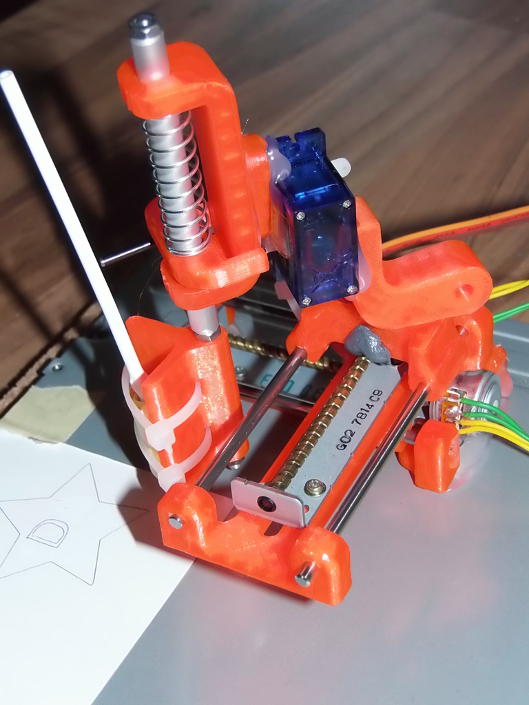 Pen lifter for CNC Plotter by Jori | Download free STL model ...