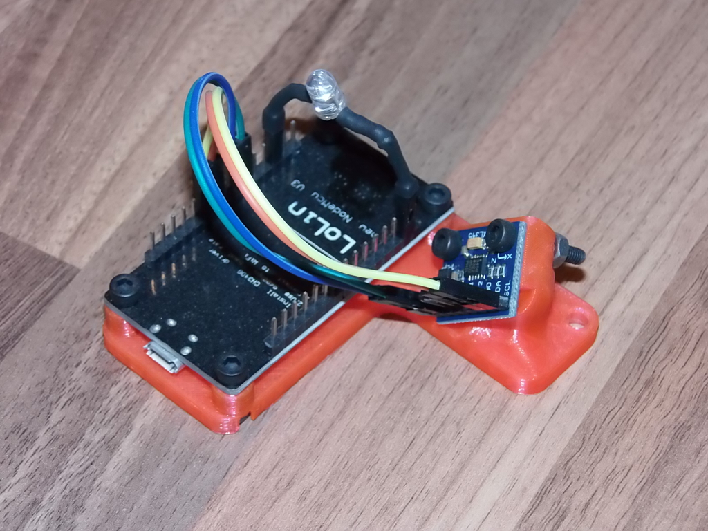adxl345 and ESP8266 / LoLin g-force sensor by Jori | Download free STL ...