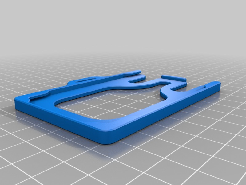ID Card holder - horizontal by Jori | Download free STL model ...