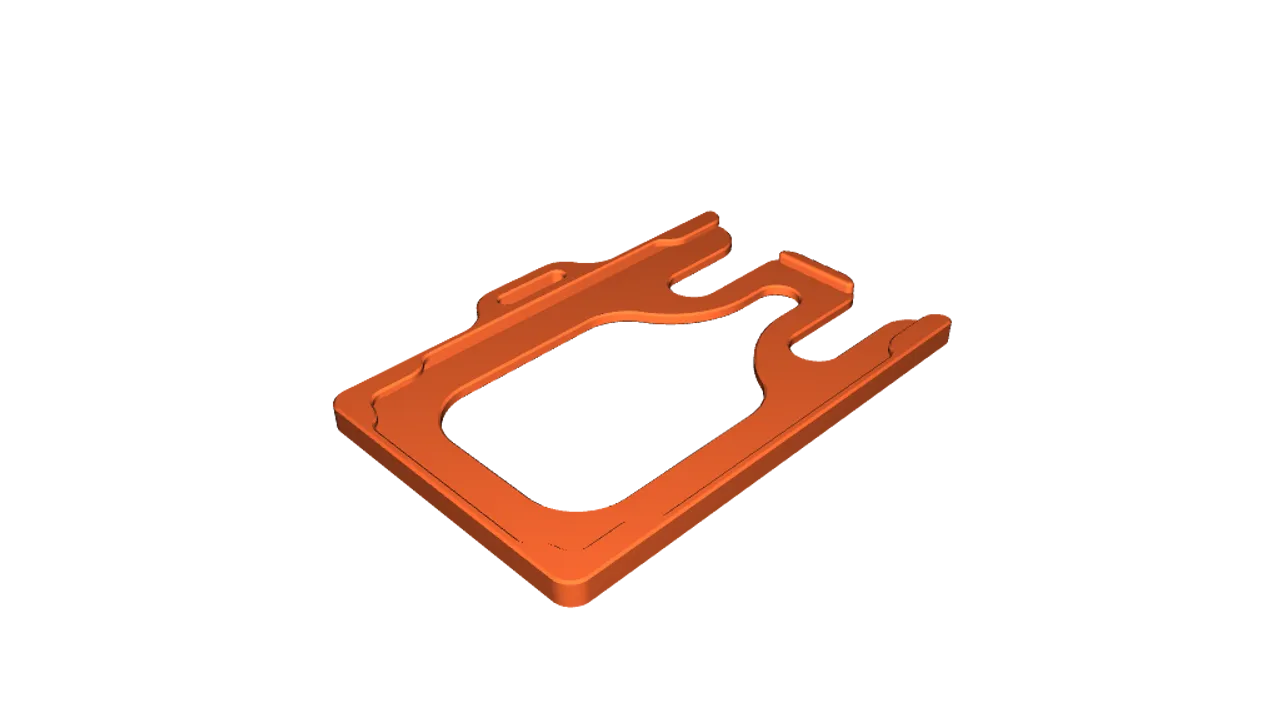 ID Card holder - horizontal by Jori | Download free STL model ...