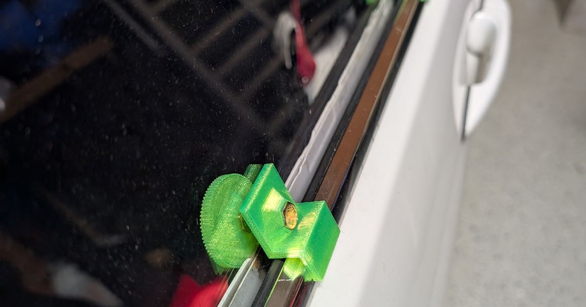Car Window Support Bracket + Thumb Nut by pitheist314 | Download free ...