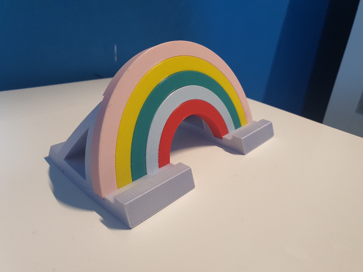 smartphone stand Rainbow by shuren | Download free STL model ...