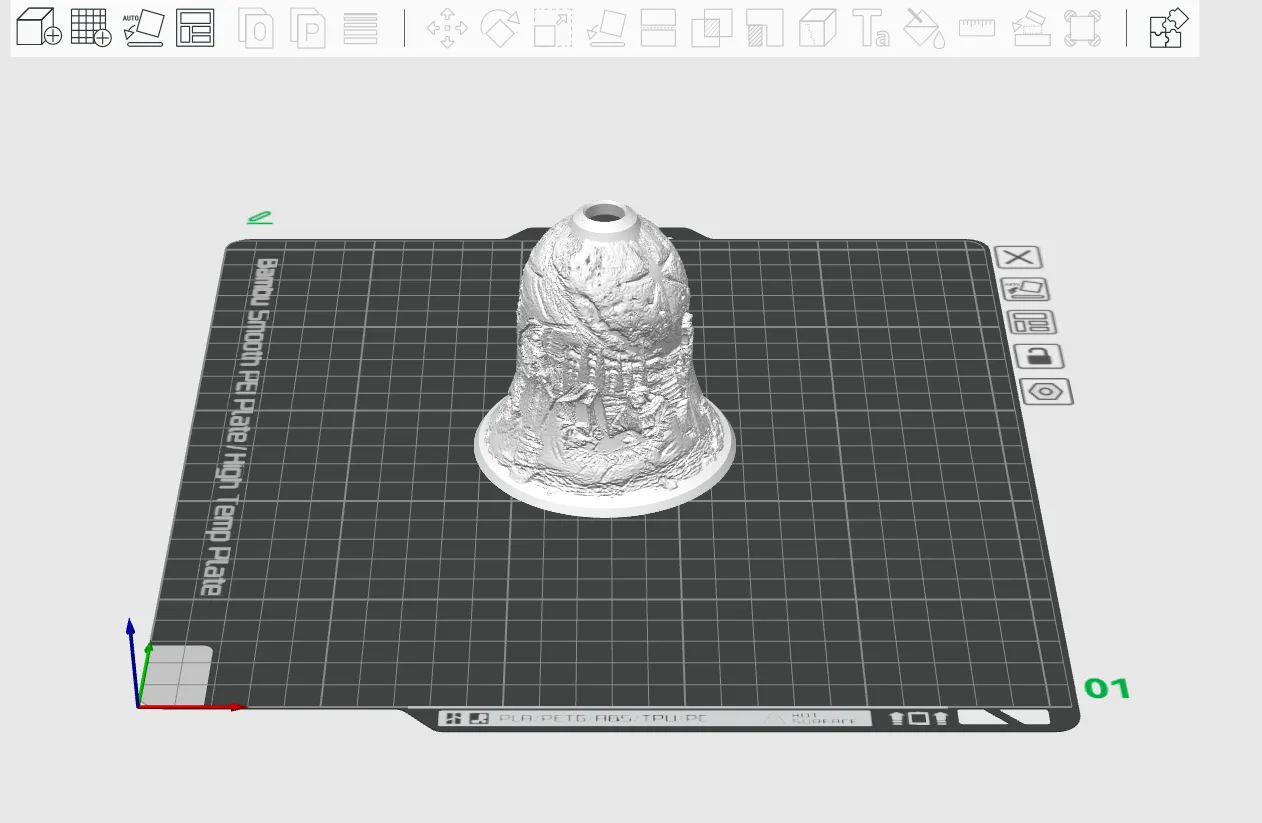 Nativity Lithophane Bell Ornament by Kevin Hawkins | Download free STL ...