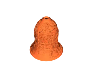Nativity Lithophane Bell Ornament by Kevin Hawkins | Download free STL ...