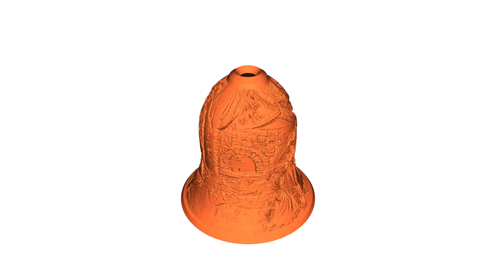 Nativity Lithophane Bell Ornament by Kevin Hawkins | Download free STL ...