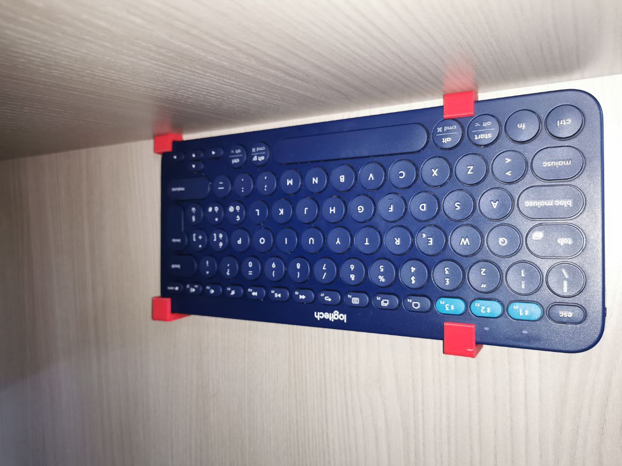 Logitech K380 mount by Iraton | Download free STL model | Printables.com