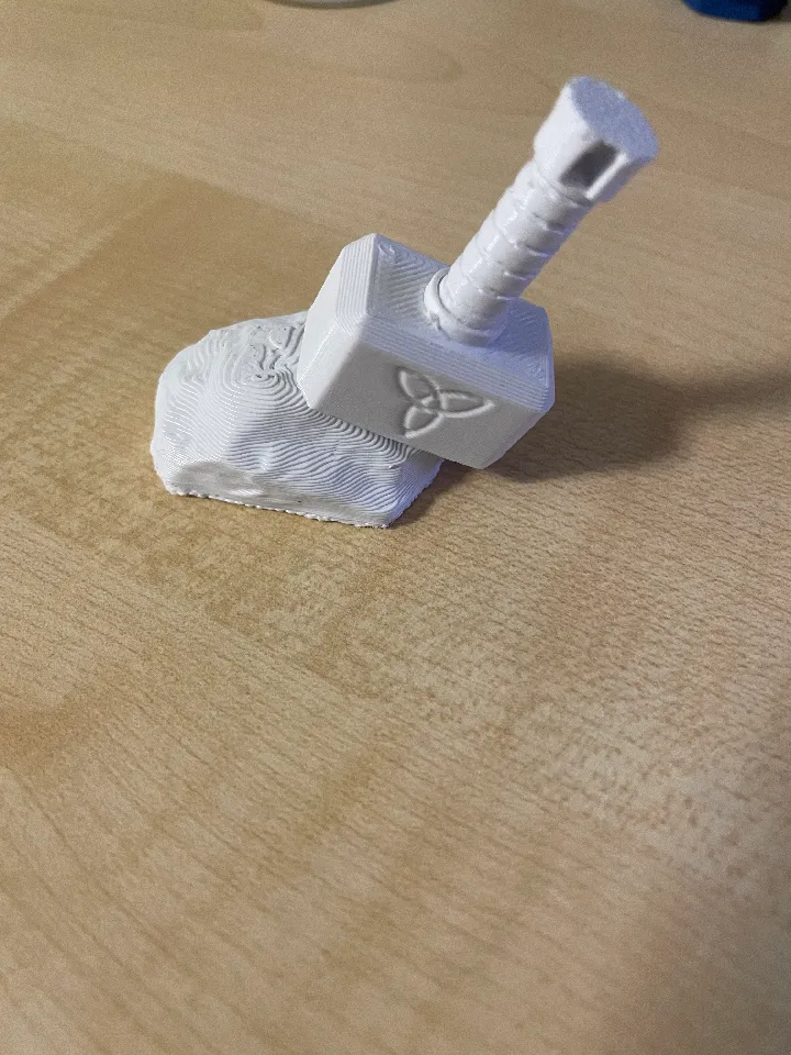 Thor Hammer on Stone by Jonas | Download free STL model | Printables.com