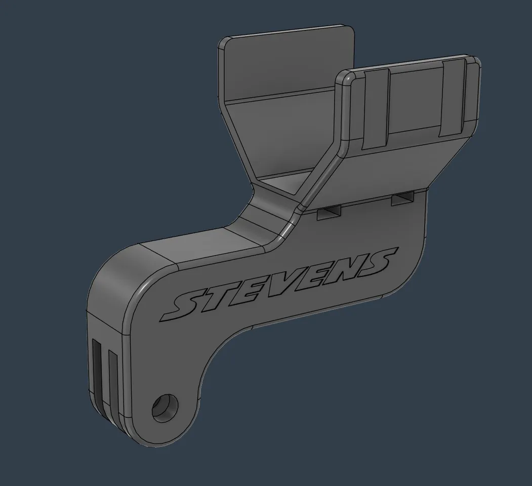 GoPro Stem Mount (Stevens/Scorpo) by cadster | Download free STL model ...