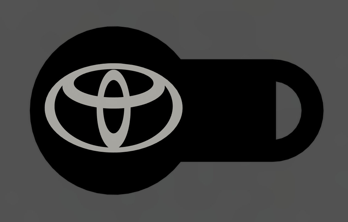 Toyota token / žeton do košíku by PantovarnikCZ | Download free STL ...
