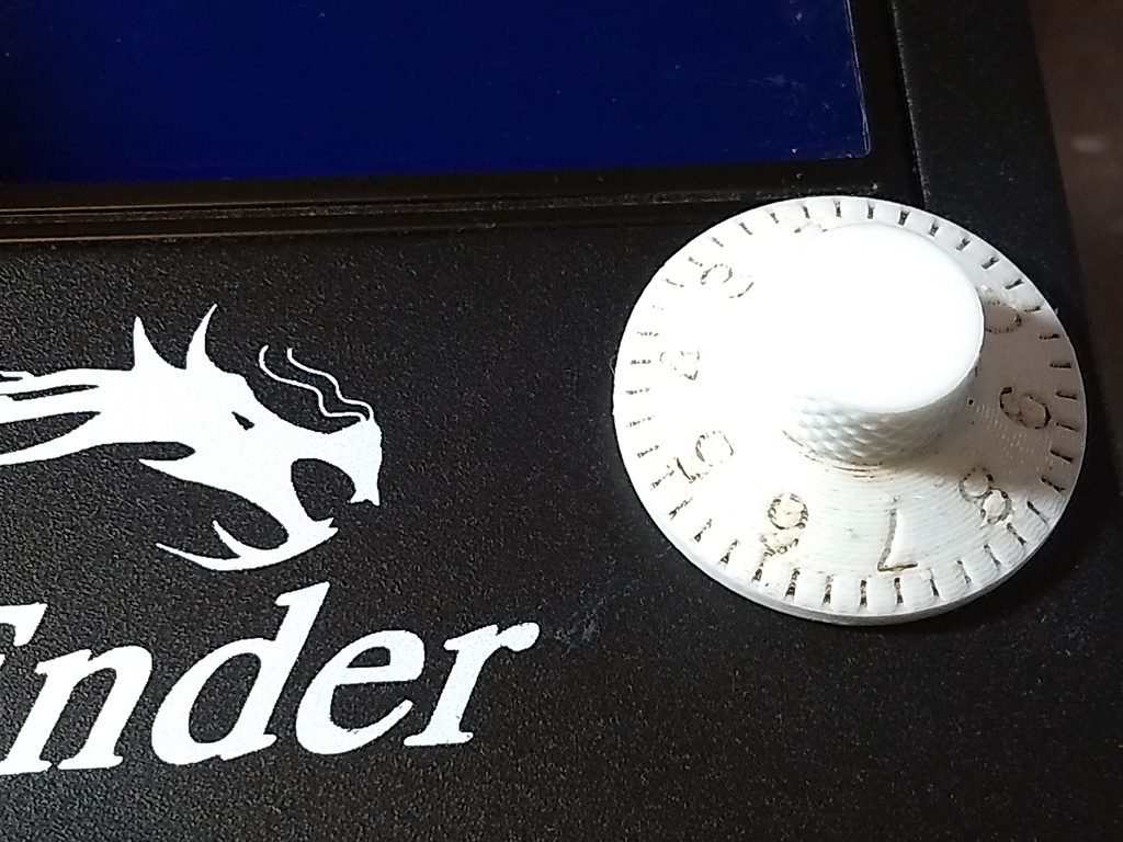 Combination lock style panel control knob by FeNi64 | Download free STL ...