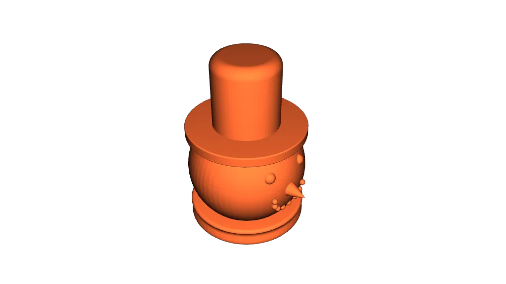 Muñeco de nieve(snowman) by Luis Hernandez | Download free STL model ...