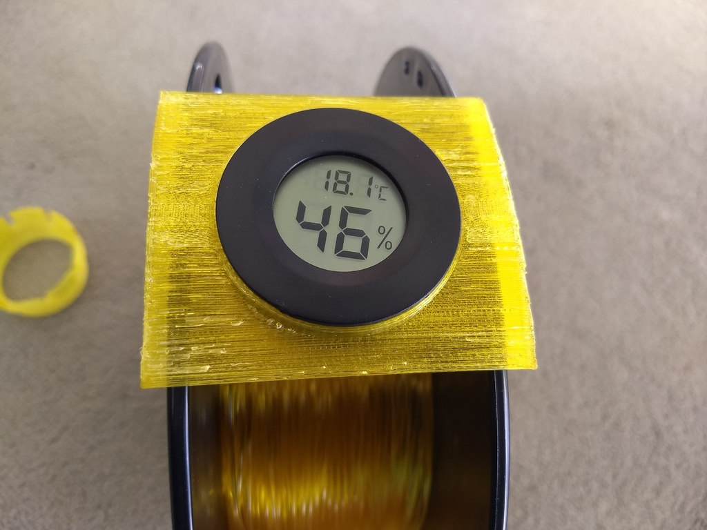 Hygrometer spool-mount by FeNi64 | Download free STL model | Printables.com