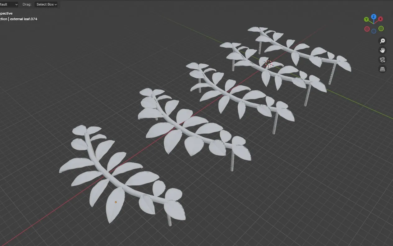 Decorative Leaf Bar by LexWii | Download free STL model | Printables.com