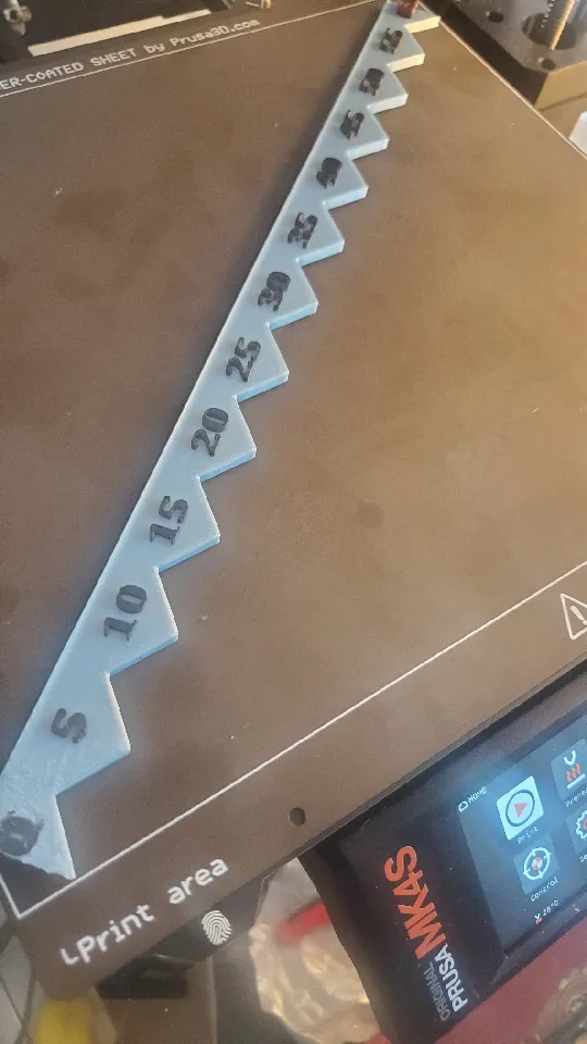 DnD 60 foot movement ruler by Carter Hack | Download free STL model ...