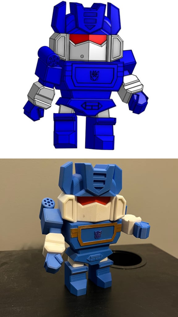 Soundwave Chibi Figure by ReProps | Download free STL model ...