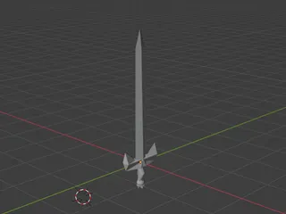 Simple Sword by Dr.N1C3 | Download free STL model | Printables.com