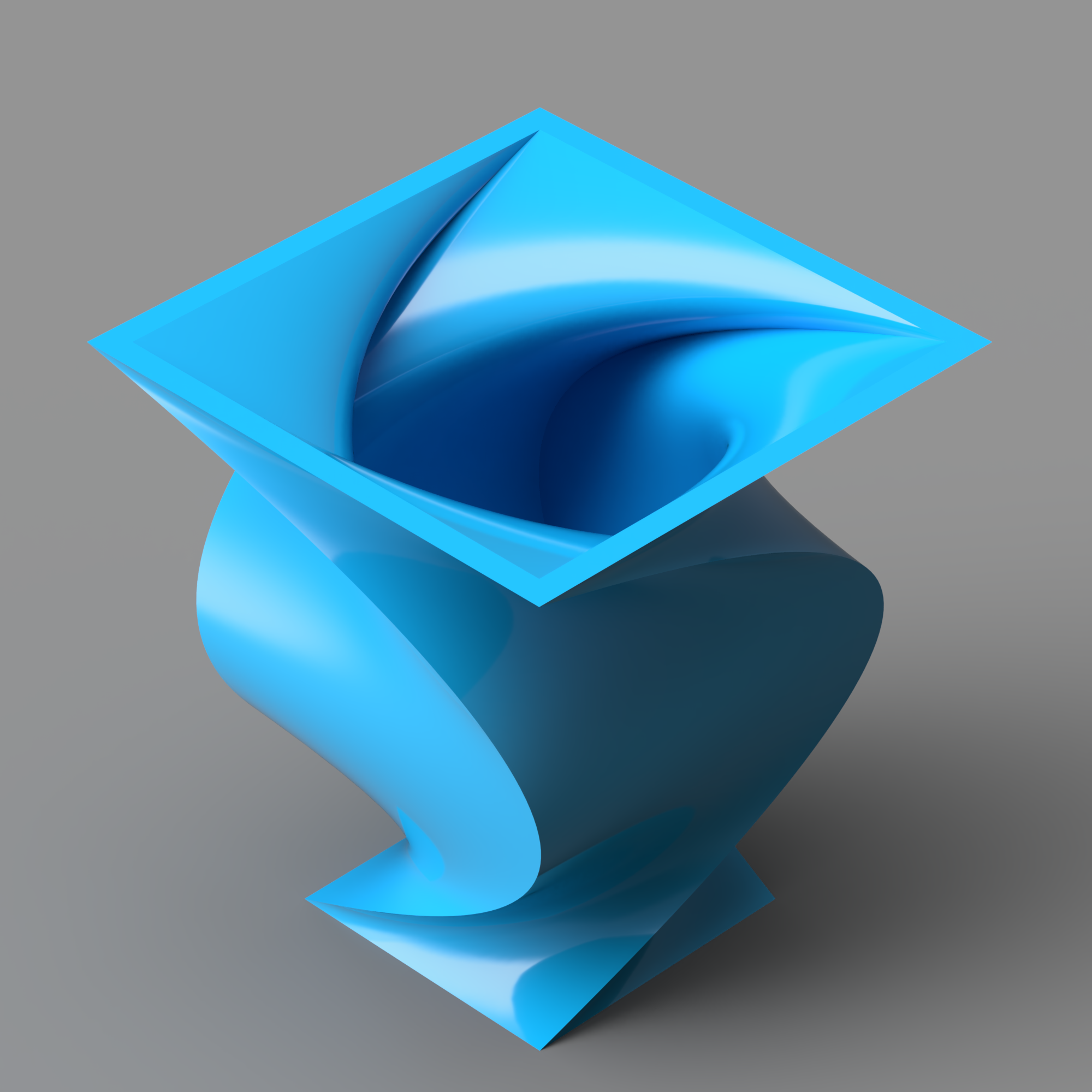 Twisted Abstract Vase by Form 3D | Download free STL model | Printables.com