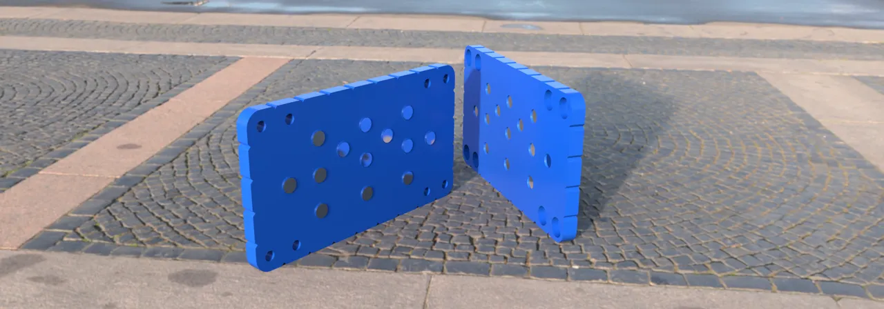 VEX Robotics Magnetic Plates by Ethanol | Download free STL model ...