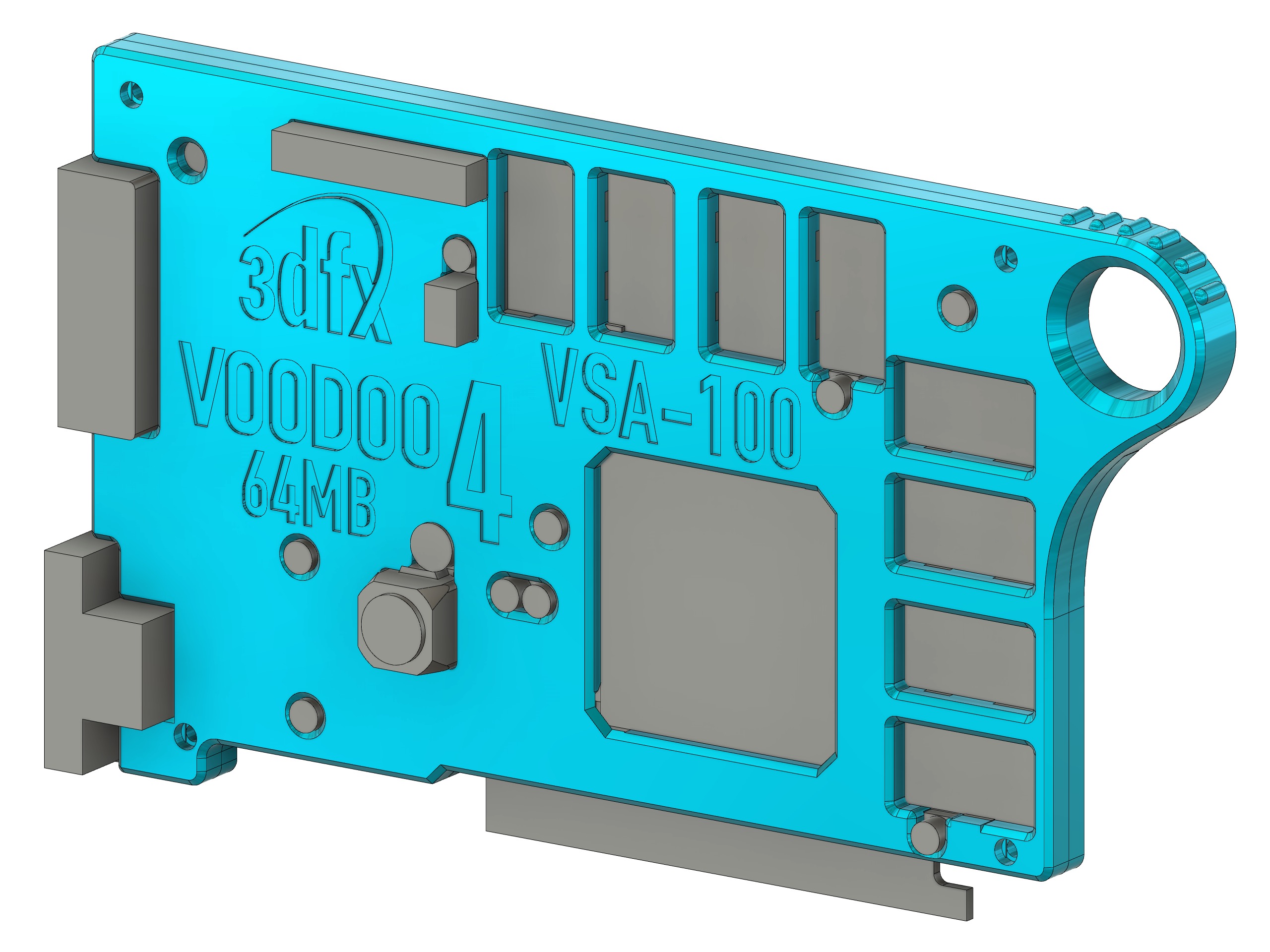 3dfx Voodoo 4 4500 AGP Protective Armor by Jeff Chen | Download free ...