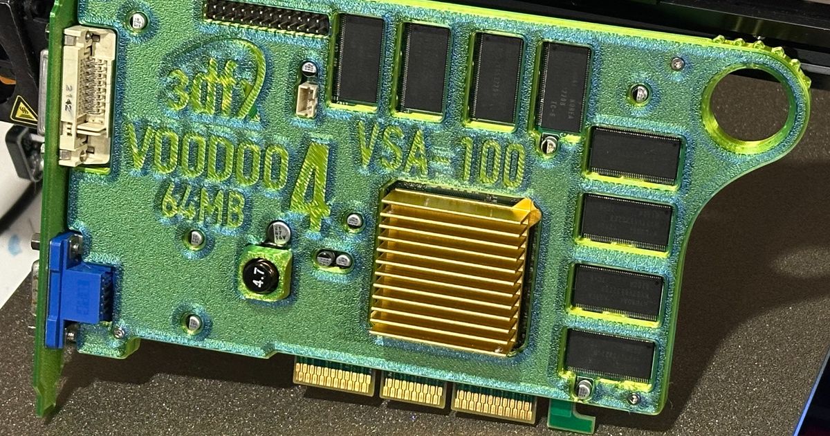 3dfx Voodoo 4 4500 AGP Protective Armor by Jeff Chen | Download free ...