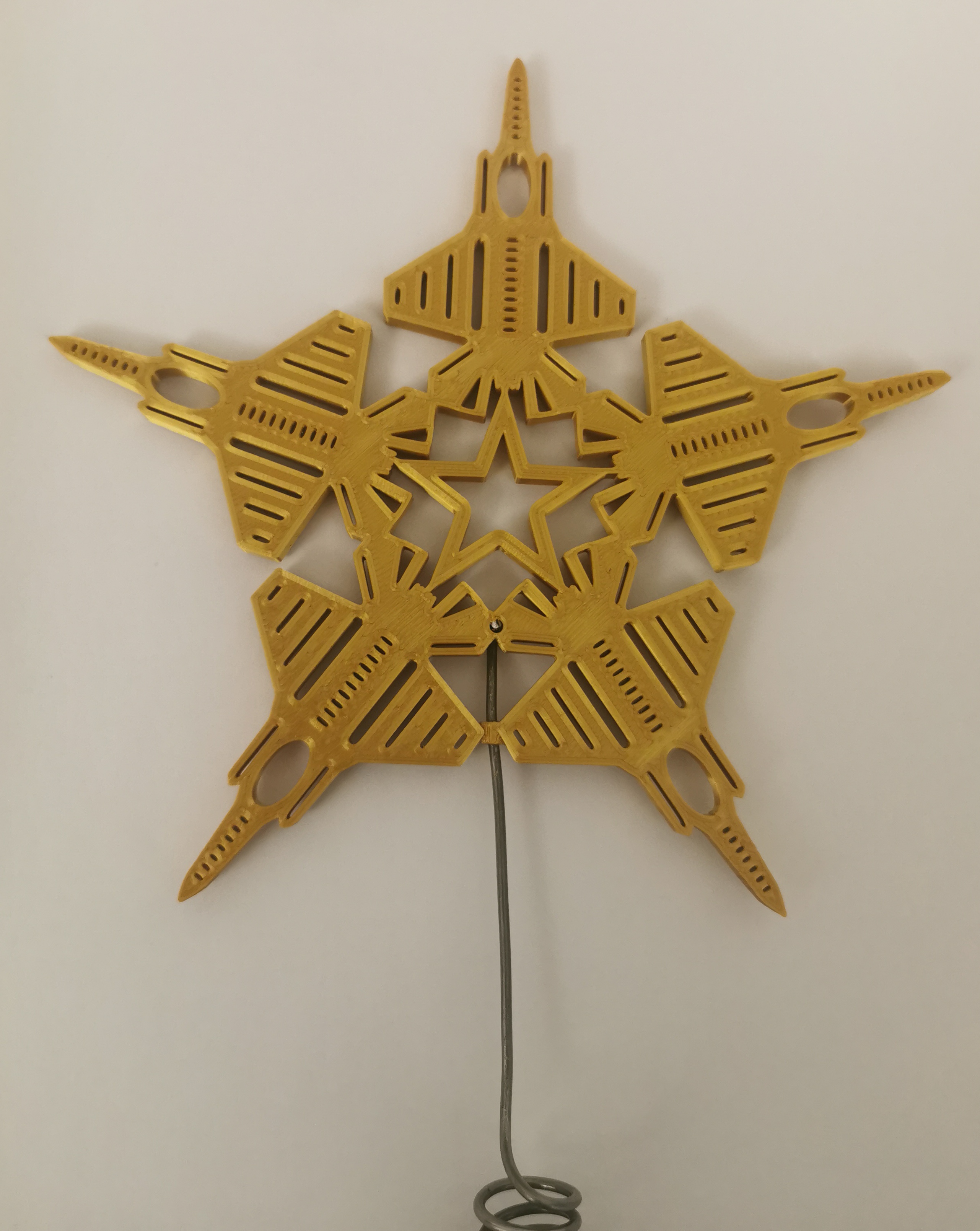Xmas Tree Star Air Force Edition by Polarfar | Download free STL model ...