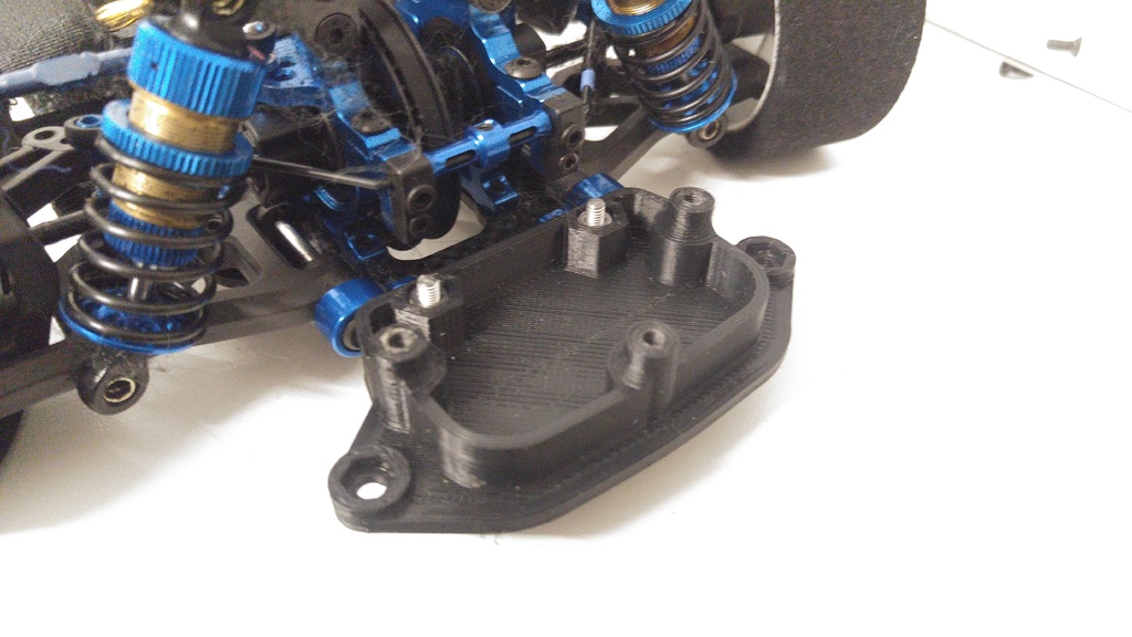 Front Bumper Asso TC7 (with Transponder) by verdrus | Download free STL ...