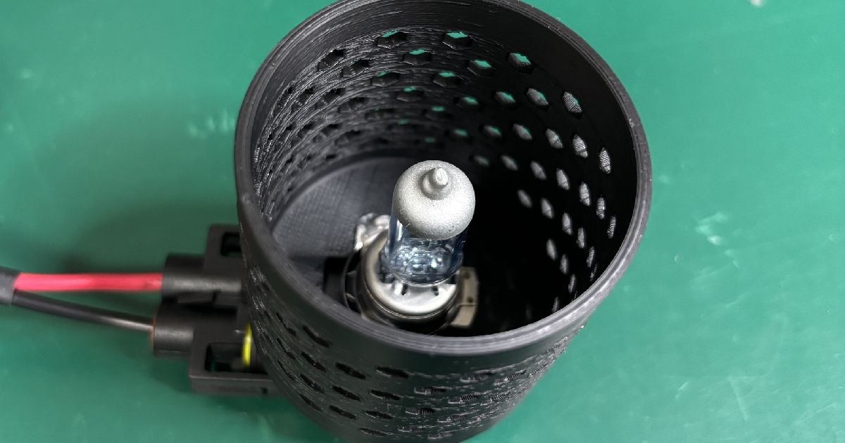 12V H11 bulb load test light by Staafi | Download free STL model ...