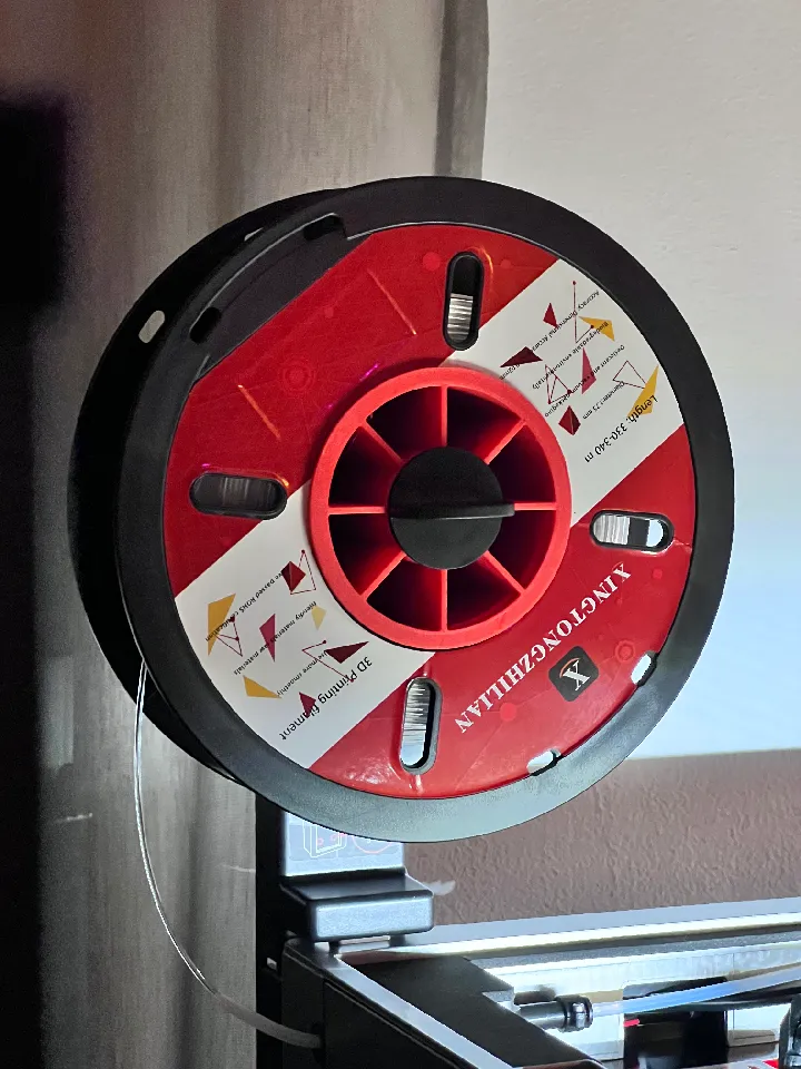 Qidi Plus 4 80mm filament spool holder by 3D NINJAS | Download free STL ...