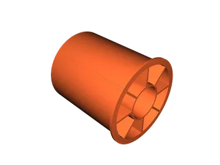 Qidi Plus 4 80mm filament spool holder by 3D NINJAS | Download free STL ...