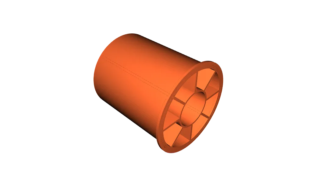 Qidi Plus 4 80mm filament spool holder by 3D NINJAS | Download free STL ...