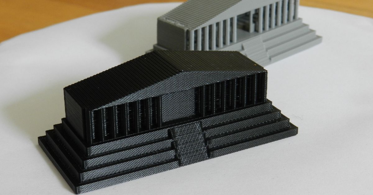 Miniature Temple by print3Dtv | Download free STL model | Printables.com