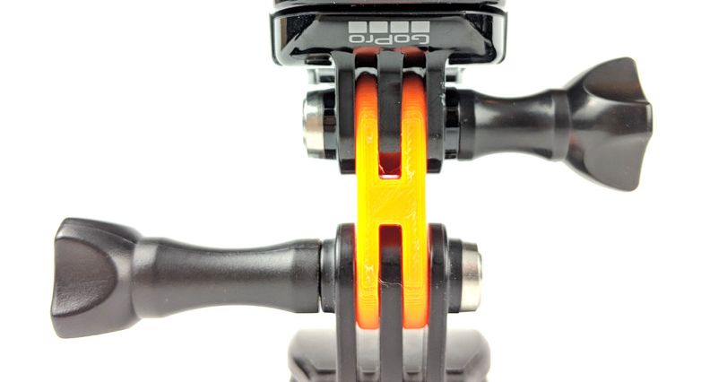 GoPro-Style double-sided 2 post adapter connector by KnowHero ...