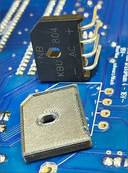 RoeTest Bridge Rectifier Spacer by mageb | Download free STL model ...