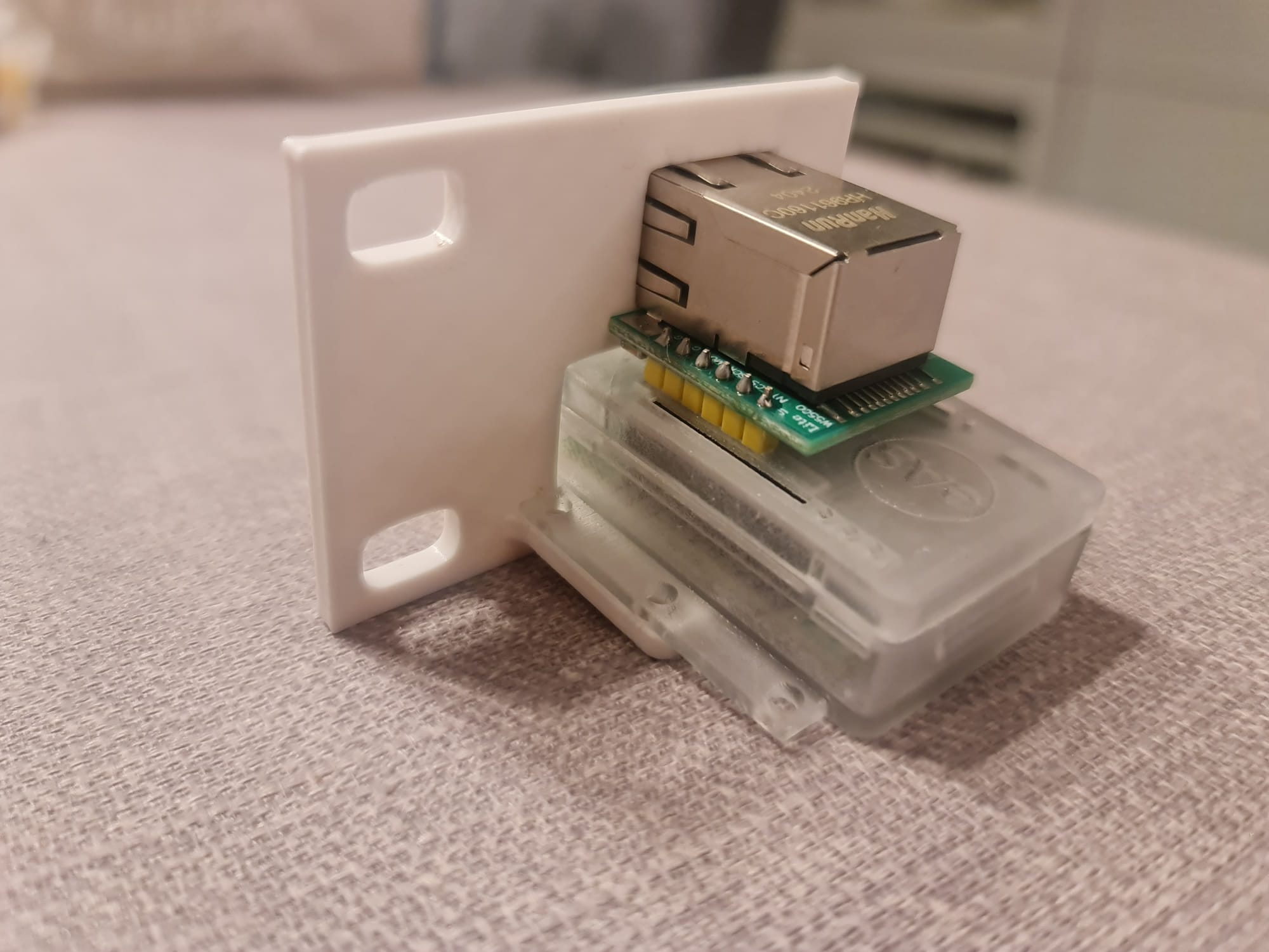 ebusd Adapter Rack mount by chavotronic | Download free STL model ...