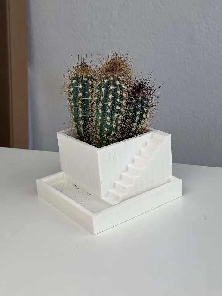 Steps Planter / Cactus Pot by Sam D-C | Download free STL model ...