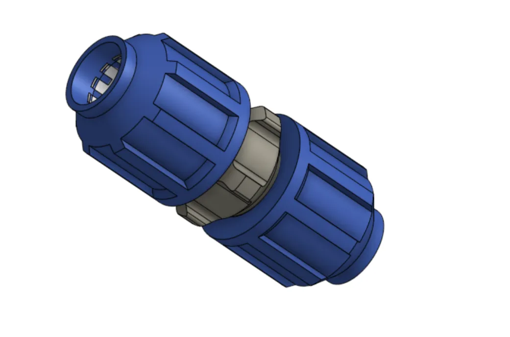PE Pipe Compression Fittings by Sero | Download free STL model ...
