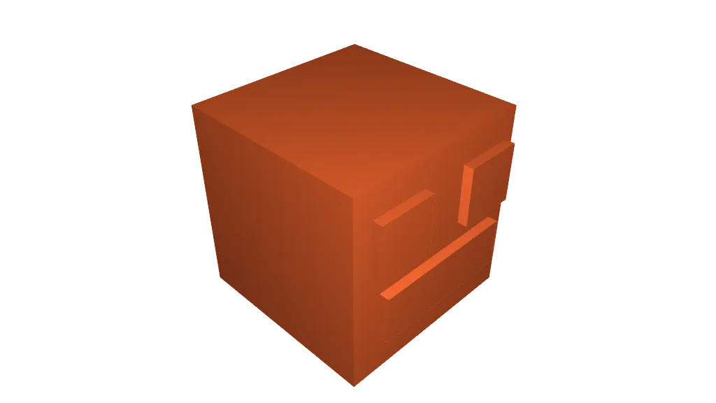 Geometry Dash cube by Eric_GodBS | Download free STL model | Printables.com