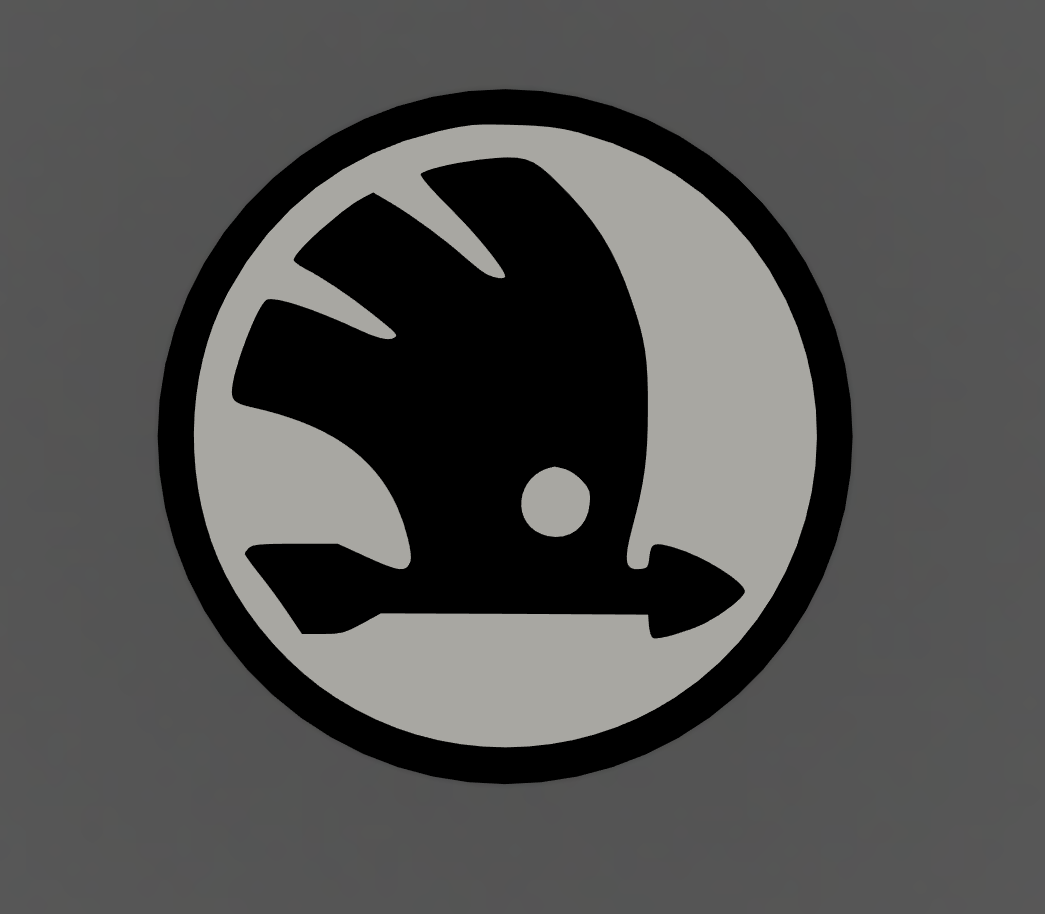 Škoda coaster / podtácek by PantovarnikCZ | Download free STL model ...