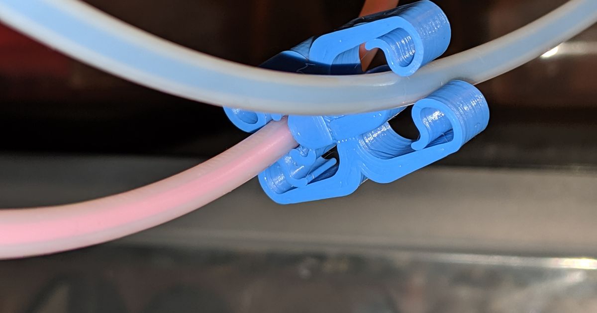 Double Filament Tube Clip by Lynn | Download free STL model ...