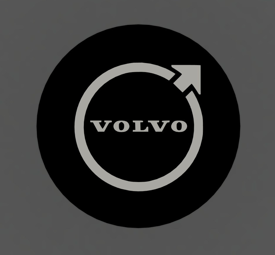 Volvo coaster / podtácek by PantovarnikCZ | Download free STL model ...