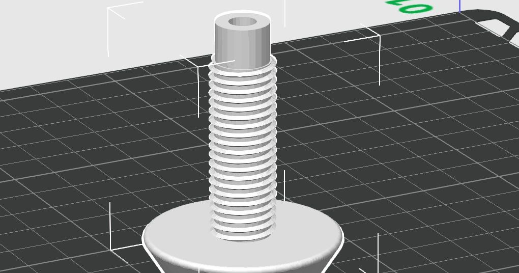 Bolt with bore to insert metal bolt. by Arturas O | Download free STL ...