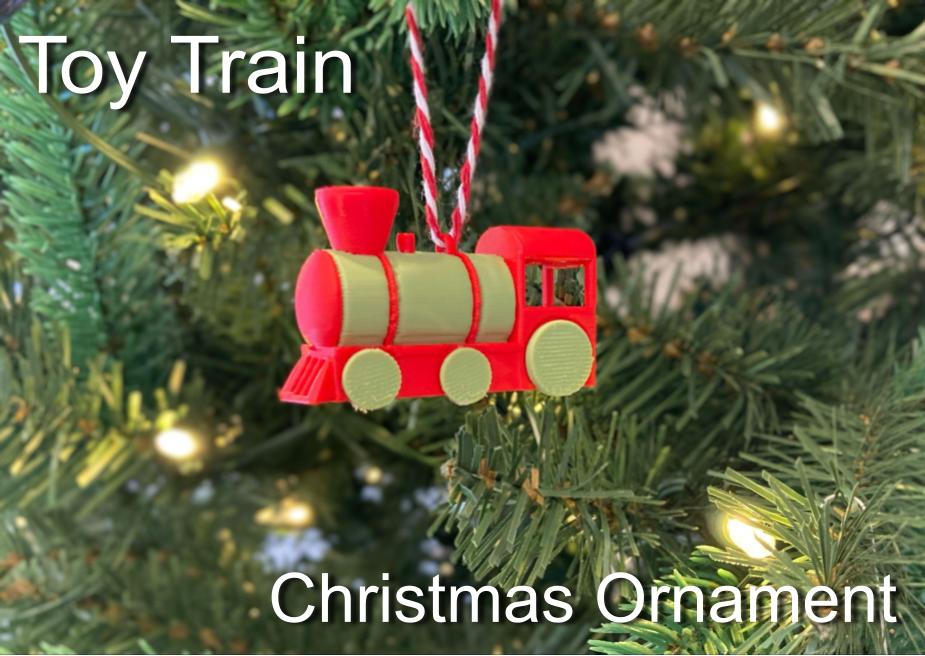 Train Ornament - Single/Multicolor by Renner | Download free STL model ...