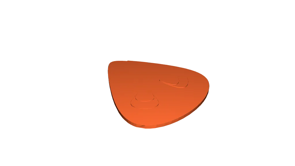 Rudolf Guitar Pick by TSIS | Download free STL model | Printables.com