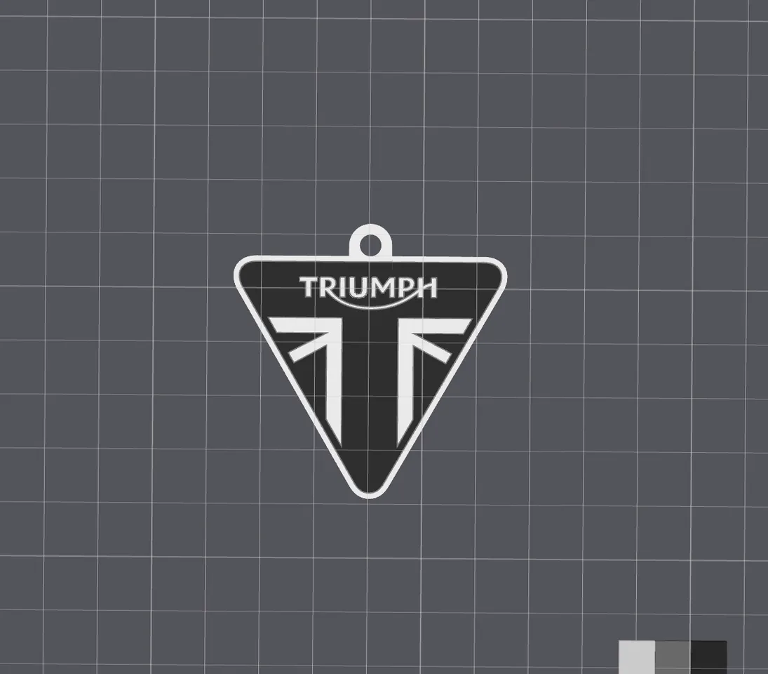 Triumph Motorcycle Keychain by Estudio 3M | Download free STL model ...