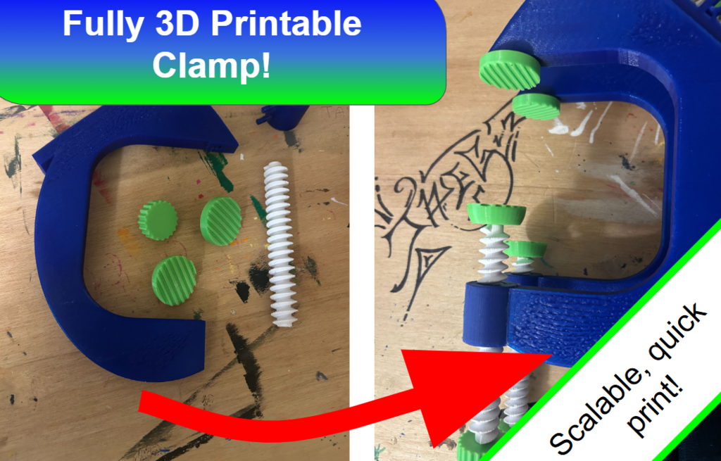 Customizeable Clamp with Mount Top by Tasp3D | Download free STL model ...