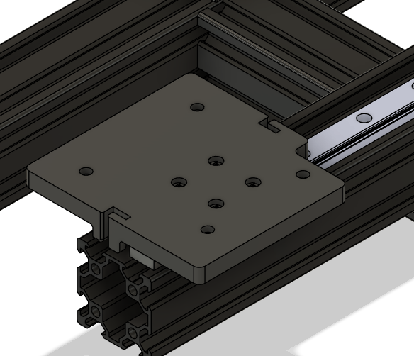 aquila linear rail mount by piegolf | Download free STL model ...