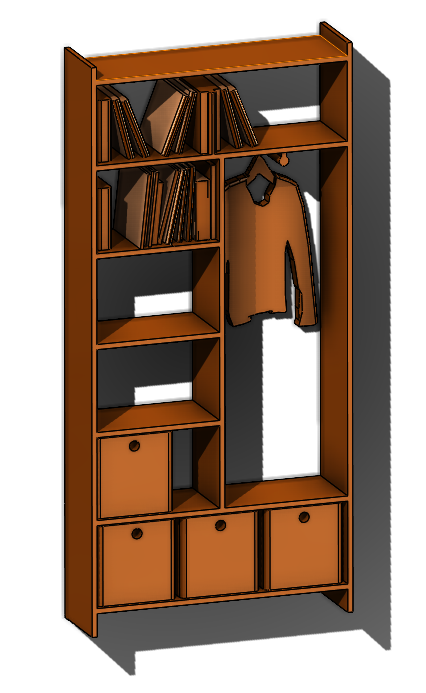 The wardrobe, if you need one, is here by bar3de | Download free STL ...